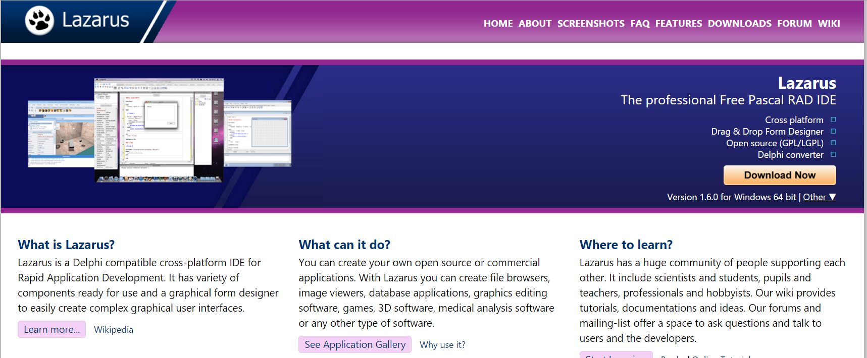 Lazarus – Discover Windows, Mac & Linux cross platform Development IDE ← ABrandão.com
