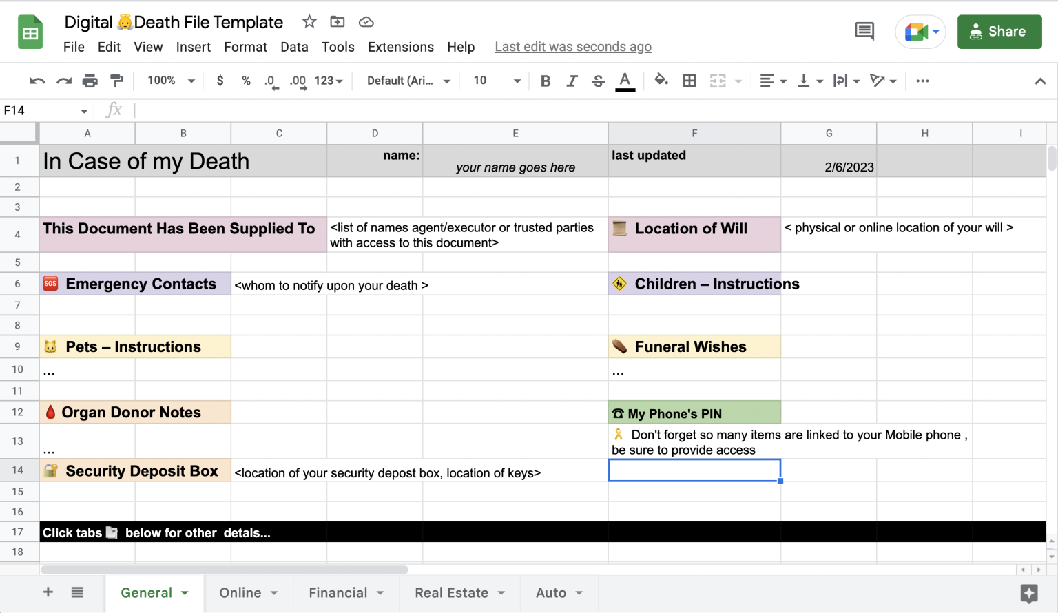 Creating a digital “death / afterlife” file , passing along your ...